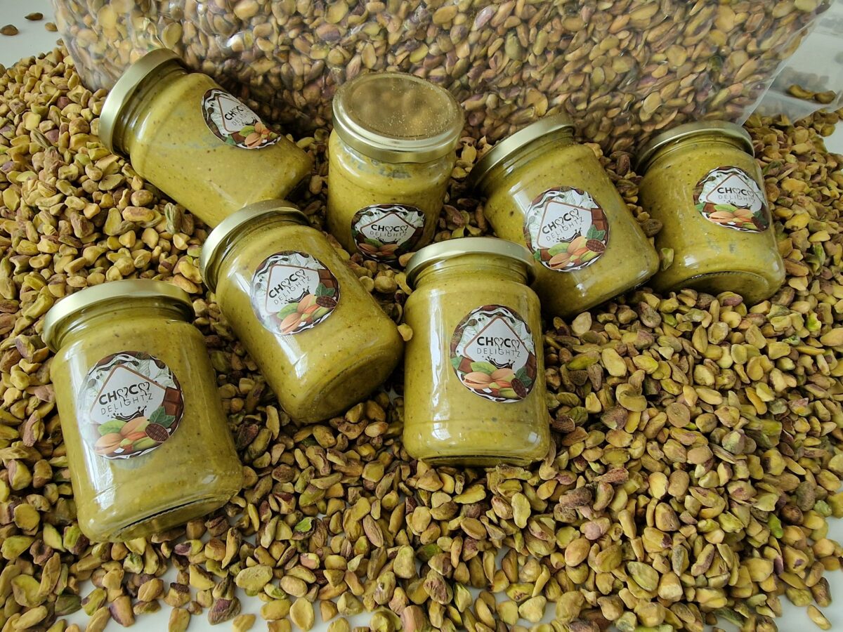 100% Natuurlijke Pistache pasta, 200 gram - Choco Delightz